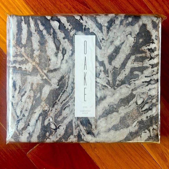 Oake | Bedding | Oake Acacia King Duvet Comforter Cover 0pima Cotton ...